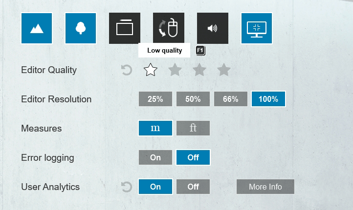 3. Let's look at the Lumion setting.