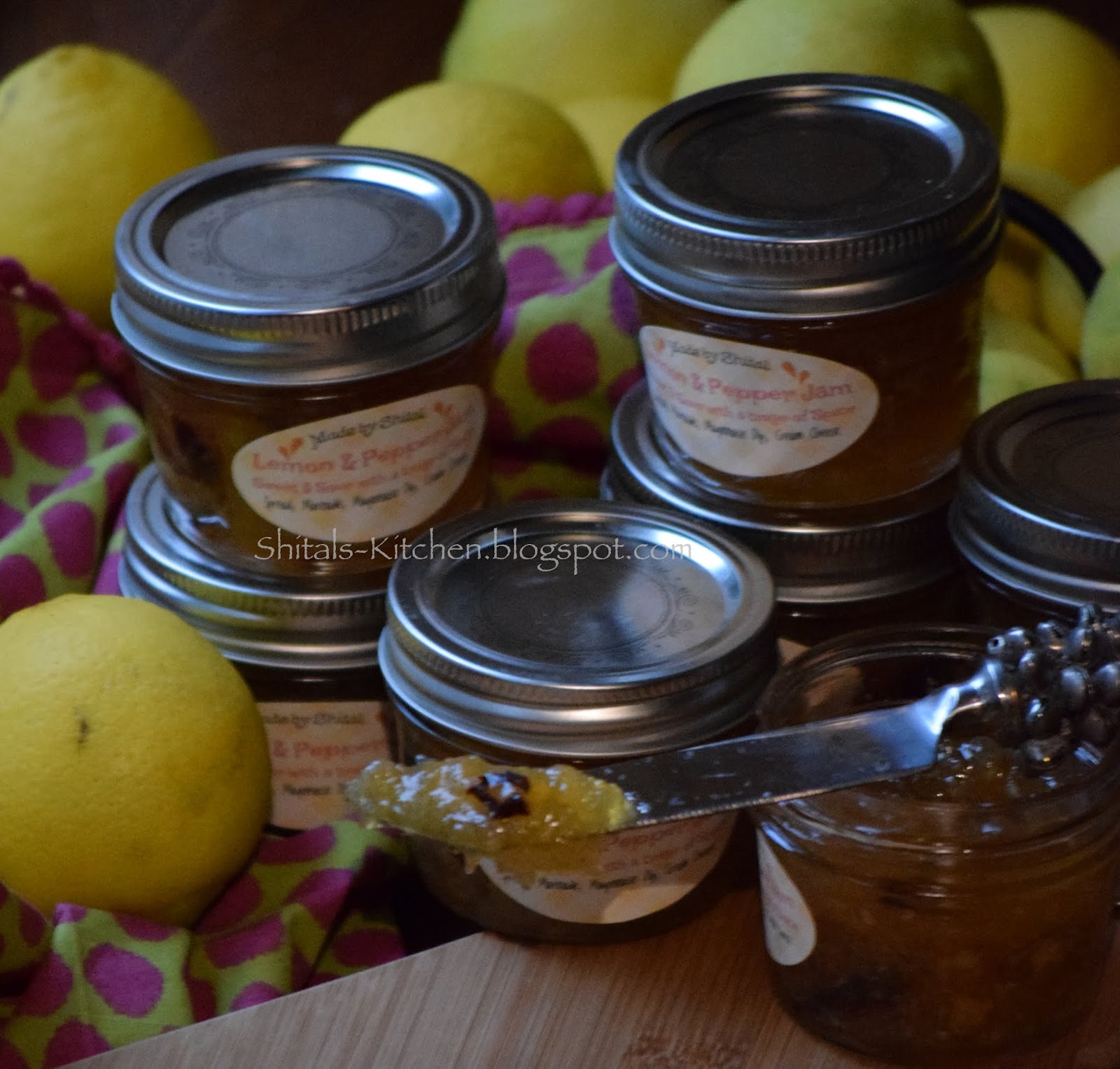 Shital's-Kitchen: Lemon & Pepper Jam