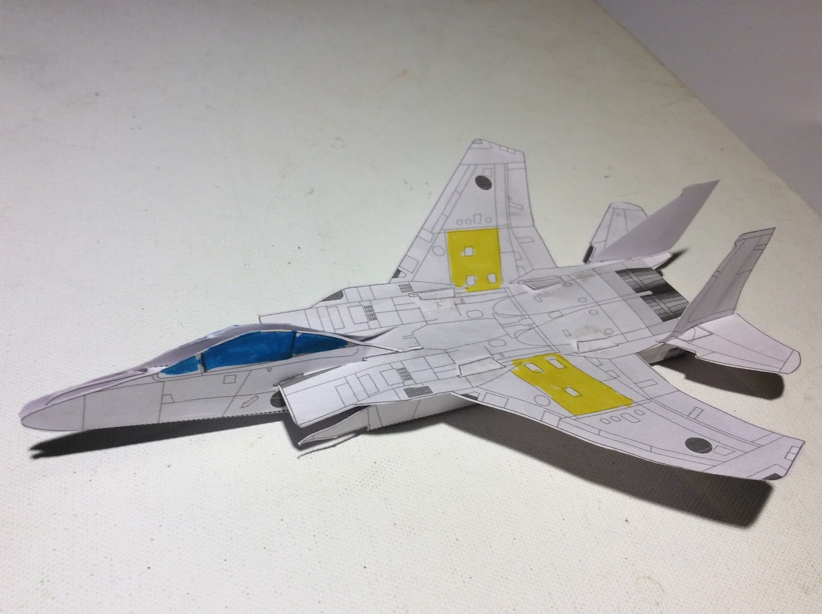 Paper Robots!: Paper Model F-15 Airplane