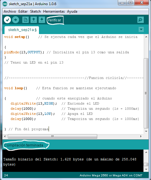 Cómo hacer el primer "Hola mundo" en Arduino IDE y cargarlo en la placa ...