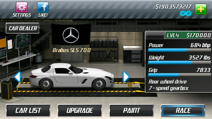 Drag Racing Tune Car V.1.5: Drag Racing:Level 1-10 Cars Rank B(2nd Best)