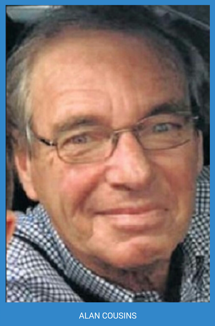 MISSING: fears for his life: Alan Cousins (65) went missing & last seen ...