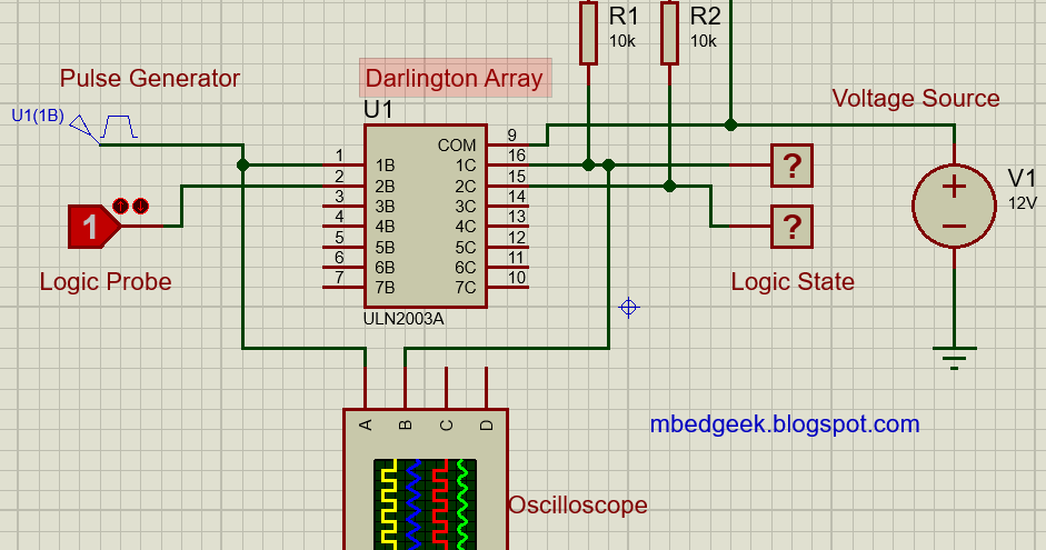 Electronics and Embedded Systems, Microcontrollers, Arduino: ULN2003A ...