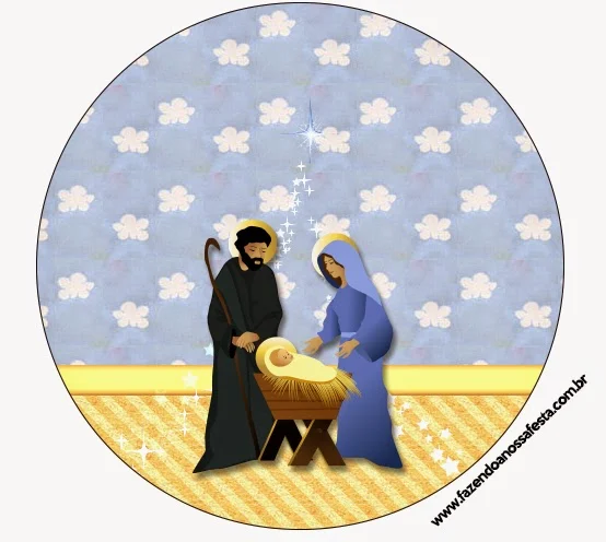 Pretty Nativity Scene: Free Printable Candy Bar Labels. - Oh My Fiesta ...