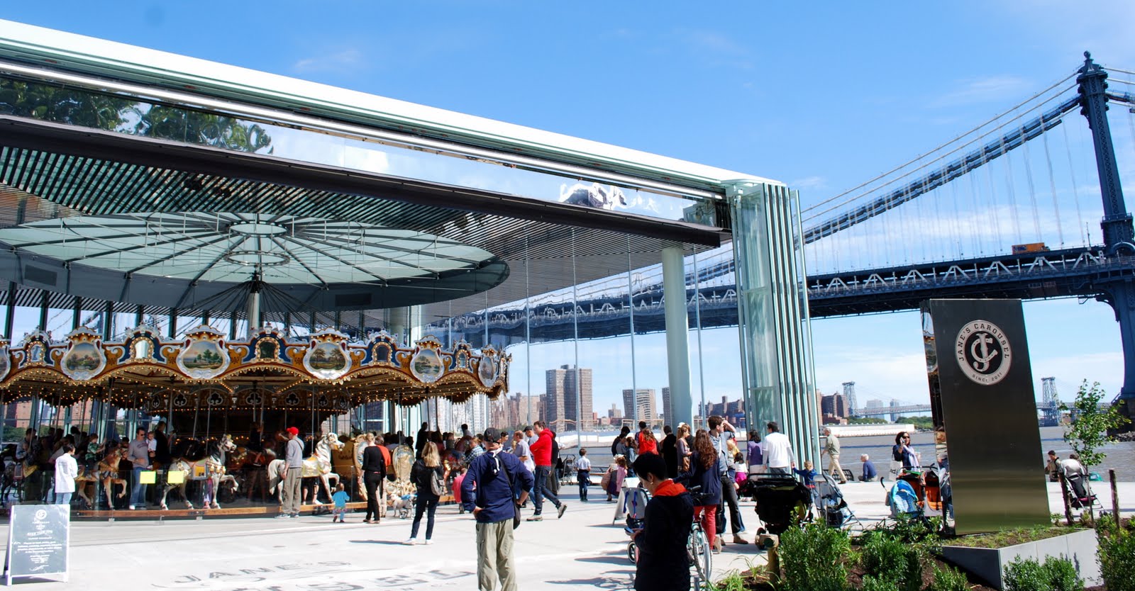 Mille Fiori Favoriti: Jane's Carousel, Brooklyn Bridge Park