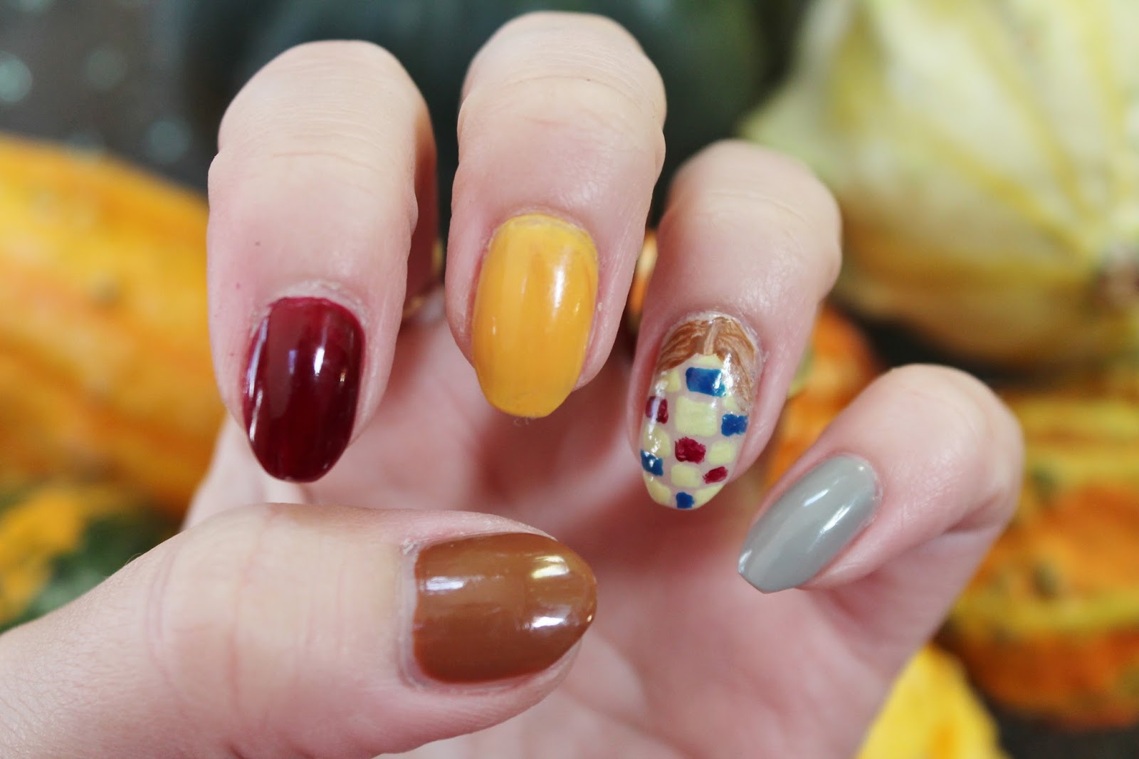 Thanksgiving Indian Corn Mani - Monica Hayworth