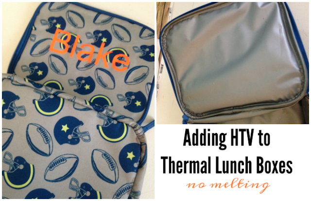 How to Put Heat Transfer Vinyl on Insulated Lunch Boxes and Backpacks ...
