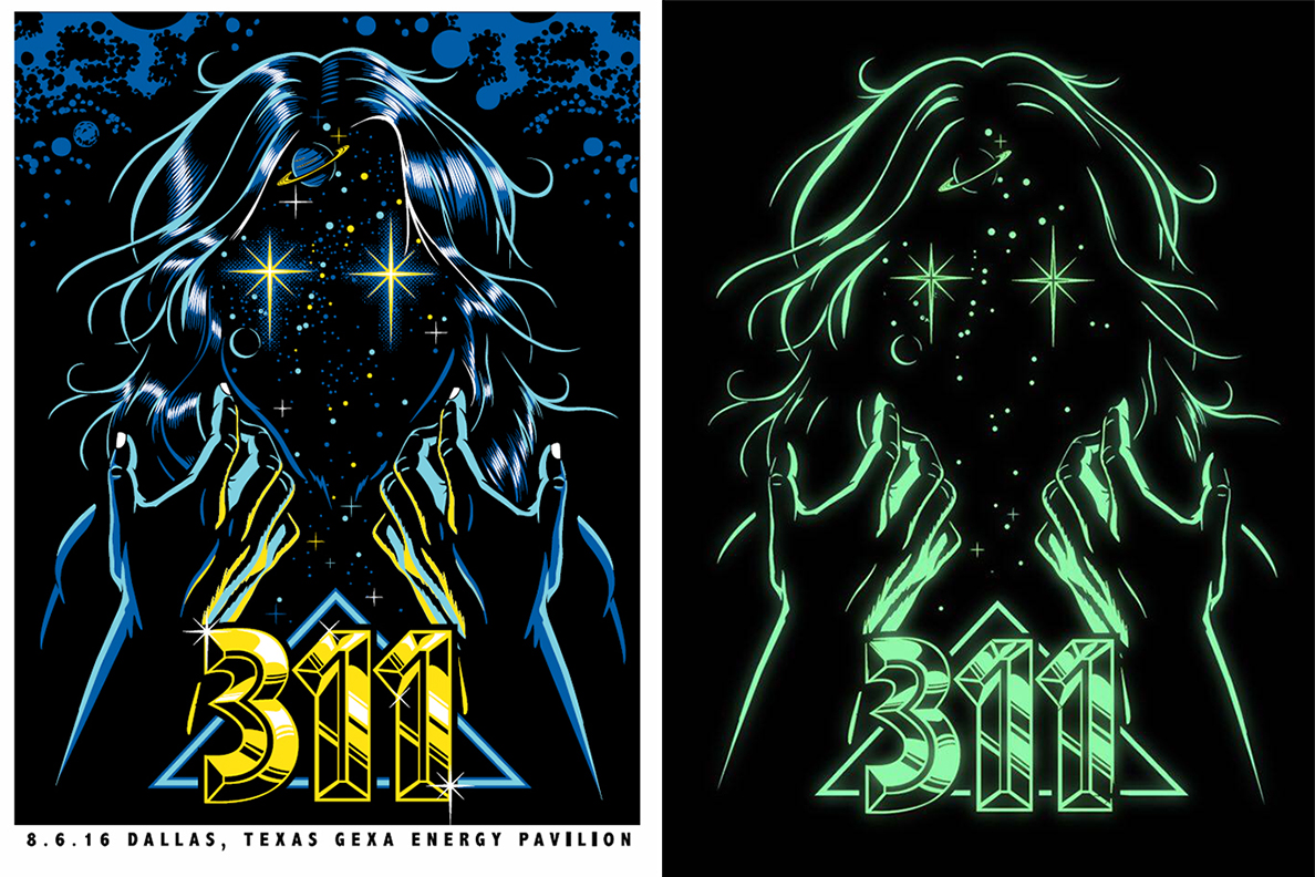 INSIDE THE ROCK POSTER FRAME BLOG: Acorn 311 Dallas Poster