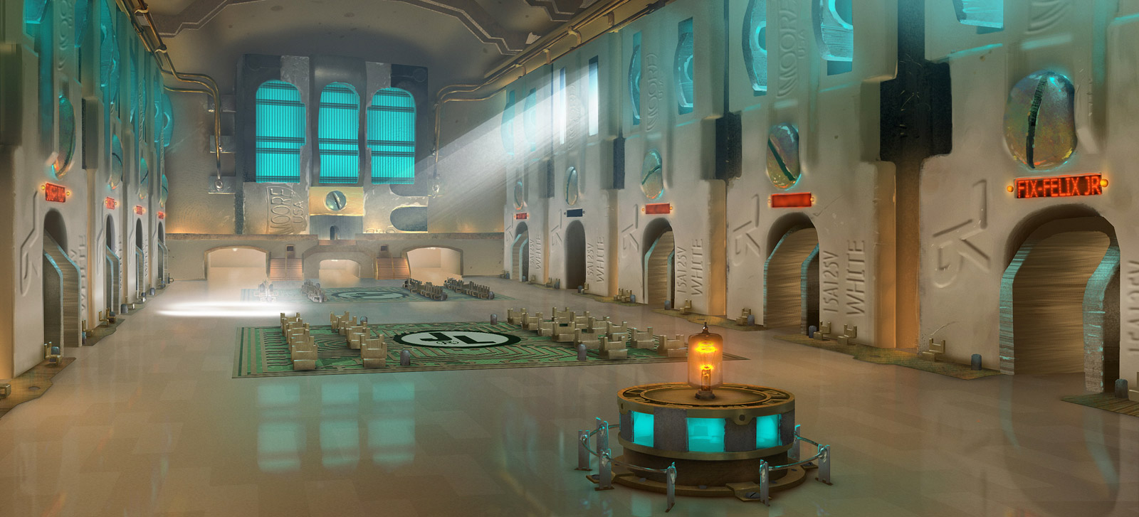 Living Lines Library: Wreck-It Ralph (2012) - Locations