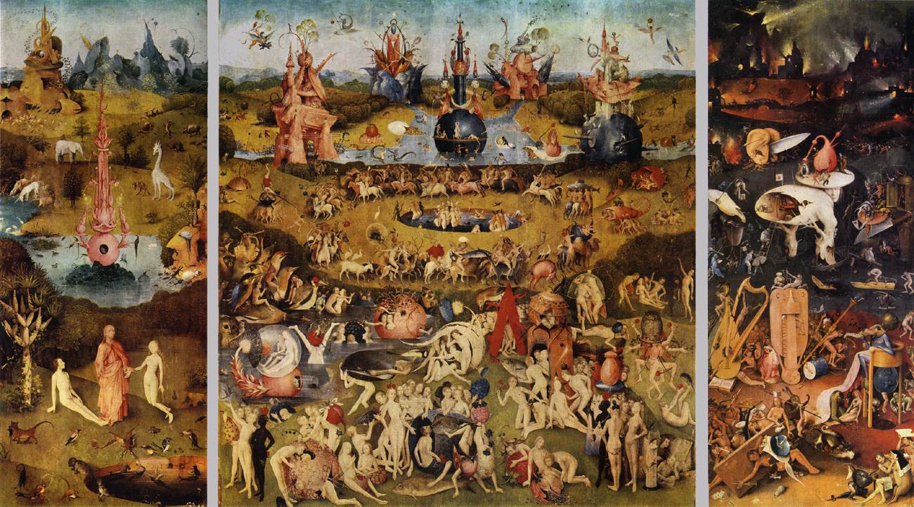 Hieronymus Bosch (Jerónimo Del Bosco). El Jardín de la Delicias (1480 ...