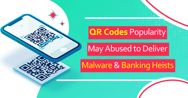 QR Codes Popularity May Abused to Deliver Malware and Banking Heists