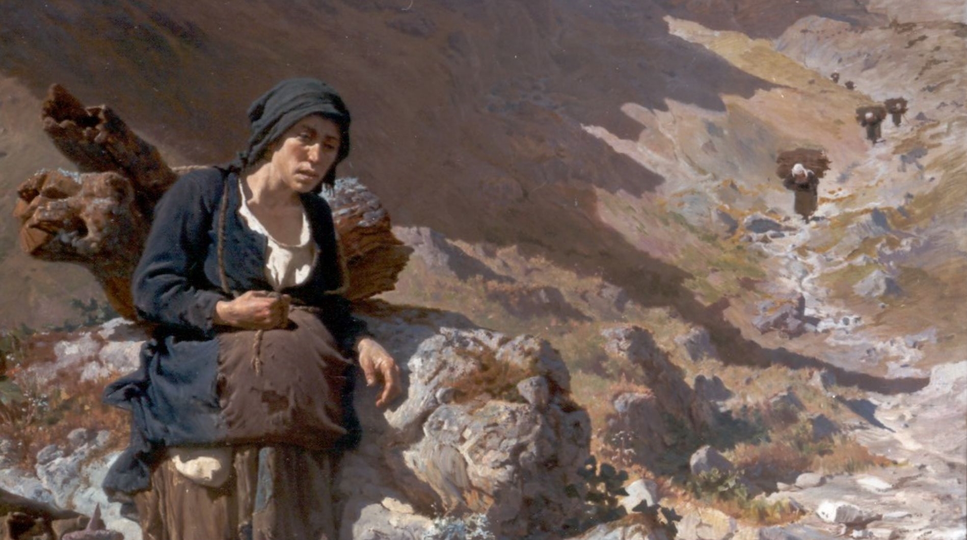 Teofilo Patini | Beasts of burden / Bestie da Soma, 1886 | Masterpieces ...