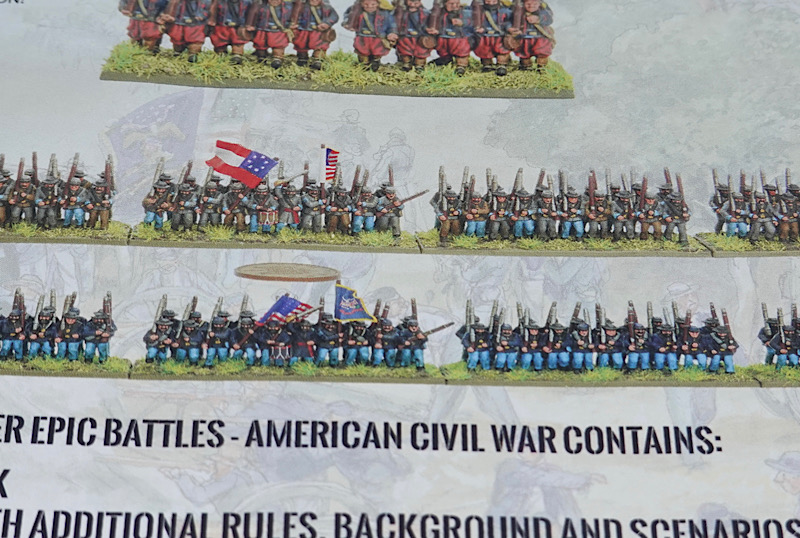 Battlefields and Warriors: Warlord Epic ACW - painting and comparing