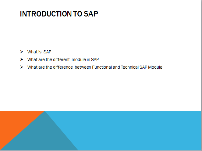 SAP - Basic Knowledge about SAP ~ All About SAP ERP #Material #Demo # ...