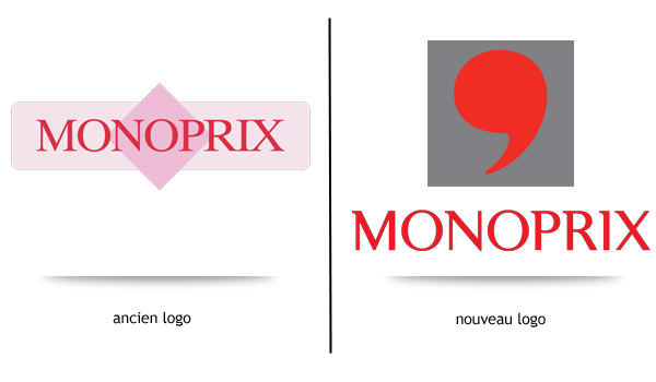 Logofan: Monoprix se veut pétillant et positif