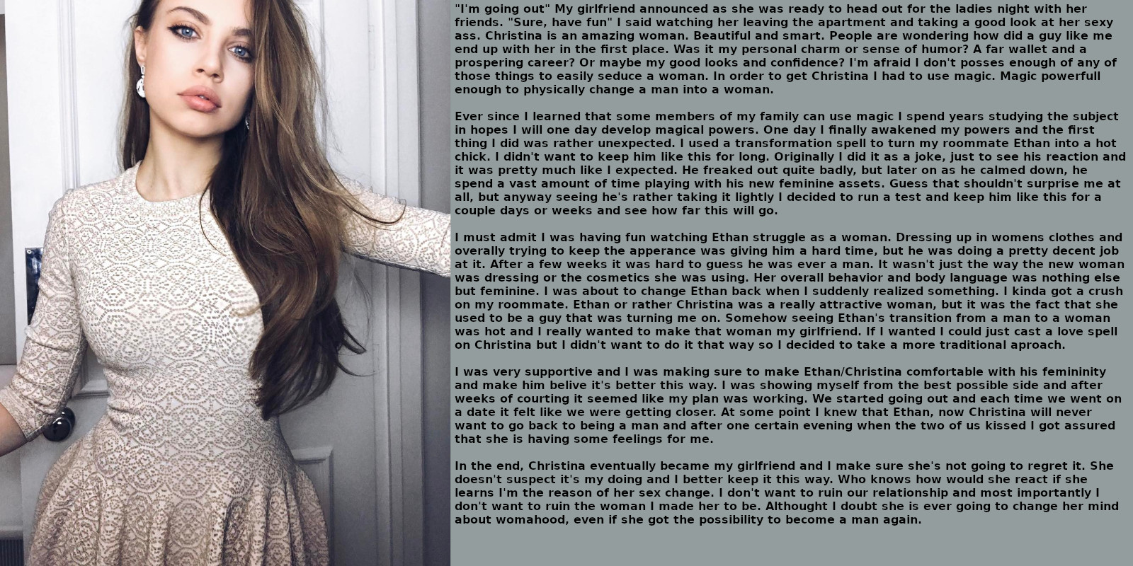 Marti's tg captions: To make him a woman