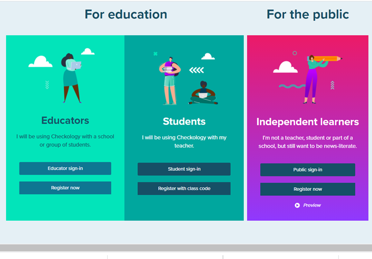 Checkology: Best Online Resource for Media and Information Literacy