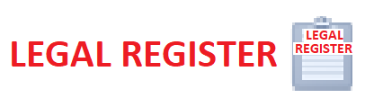 Environment,Health, Safety: Legal register preparation for EHS