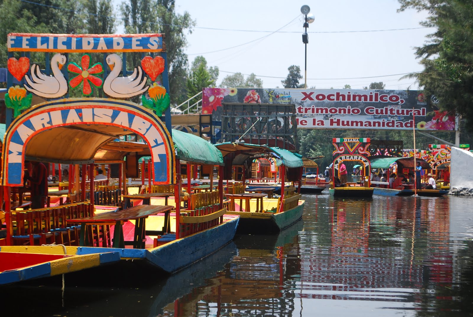 1 Month around Europe and America: Excursion to Xochimilco