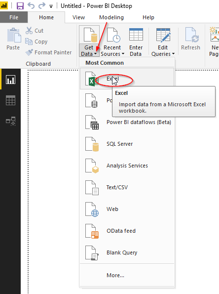 How to use Power Pivot,Power Query components in Power BI Desktop