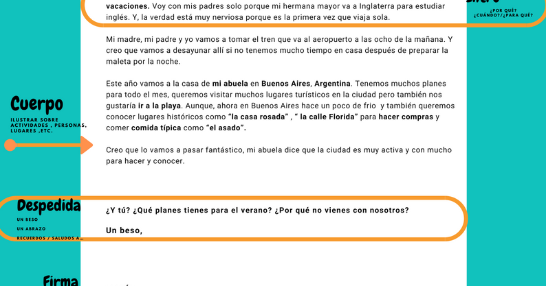 How to write an excellent letter in Spanish?