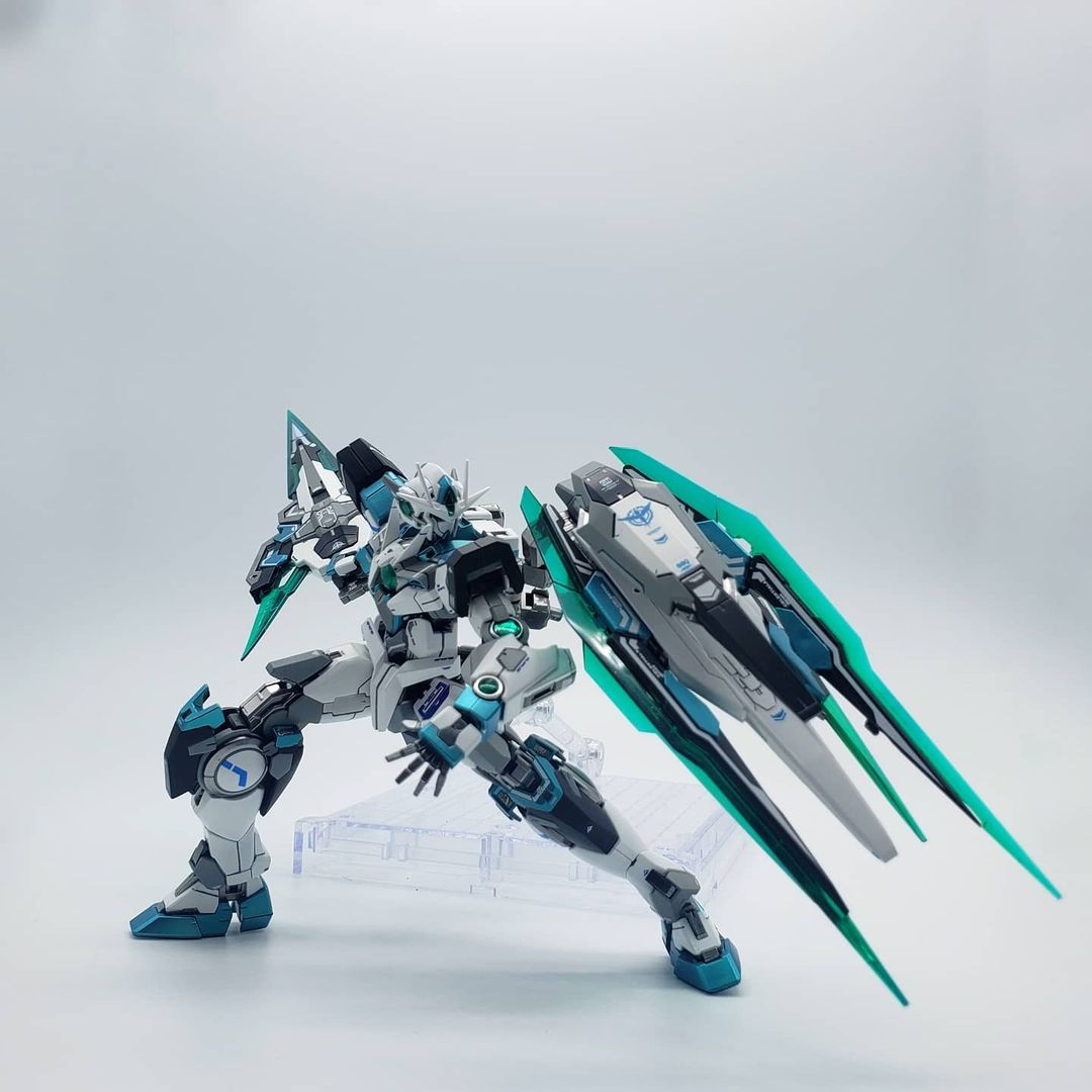 RG 1/144 00 Qant Full Saber Custom by gunplasythe - Pilot-Exia Gundam