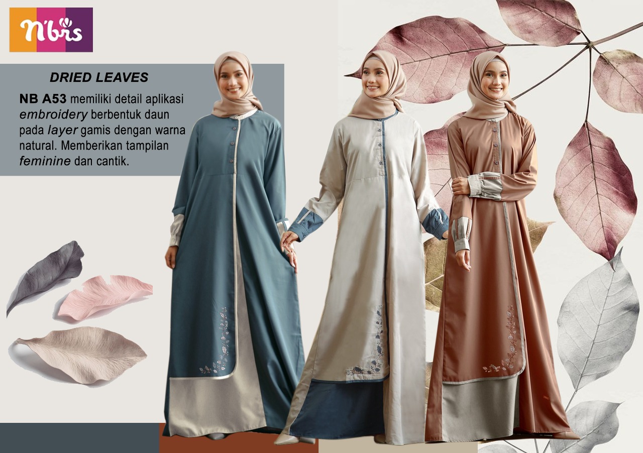 KOLEKSI GAMIS NIBRAS TERBARU NB A53