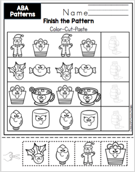 Christmas Worksheets "No Prep" ~ Preschool Printables