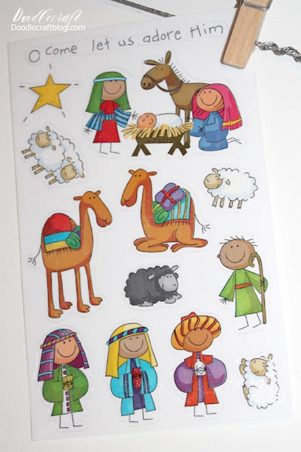 Christmas Nativity Block Creative Craft Kit!