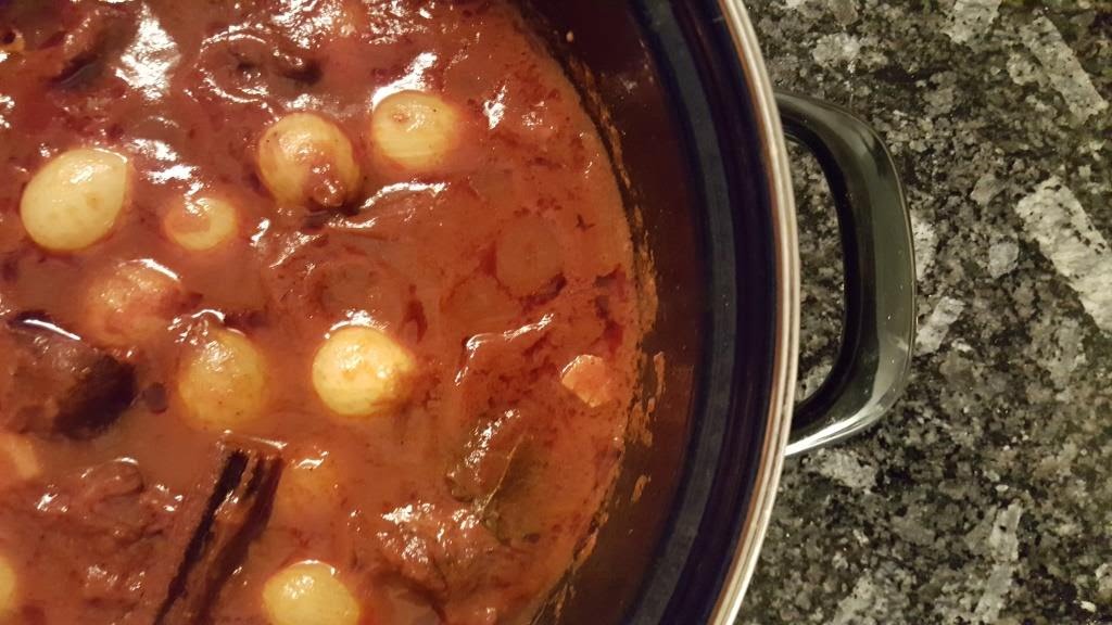 eat-culture: Lamm-Stifatho-Eintopf (Lamb stew Stifatho)