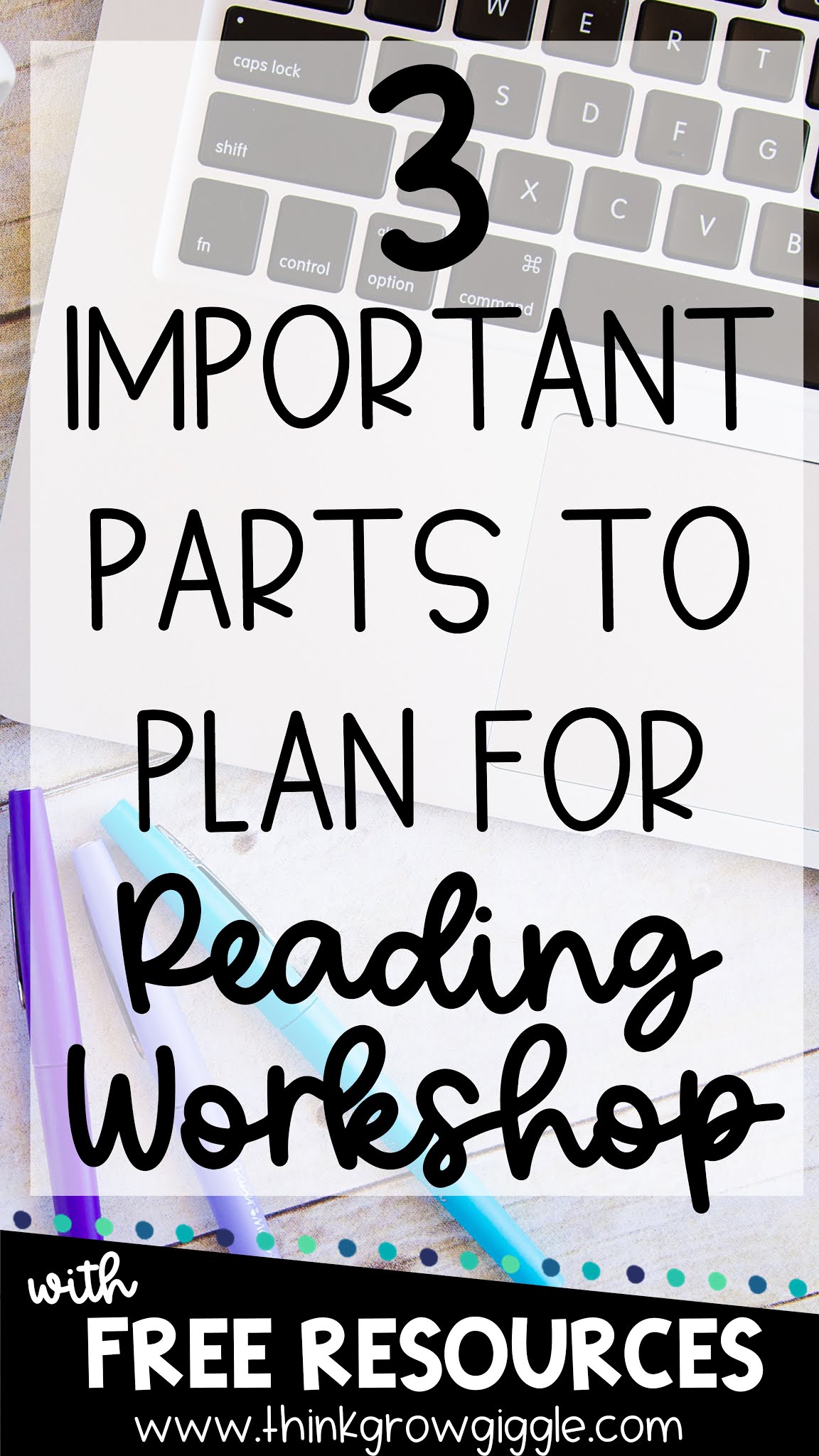 3 Important Parts to Plan for Reading Workshop - Think Grow Giggle