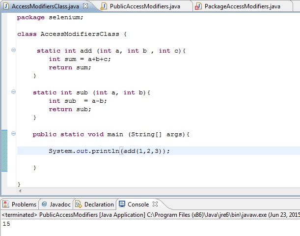 Selenium and Java: Java- Encapsulation Selenium and Java: Java- Encapsulation