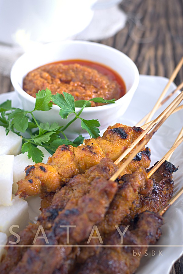 Melley Mey's Kitchen : ~ Resipi Satay Ayam & Daging Bersama Kuah Kacang...