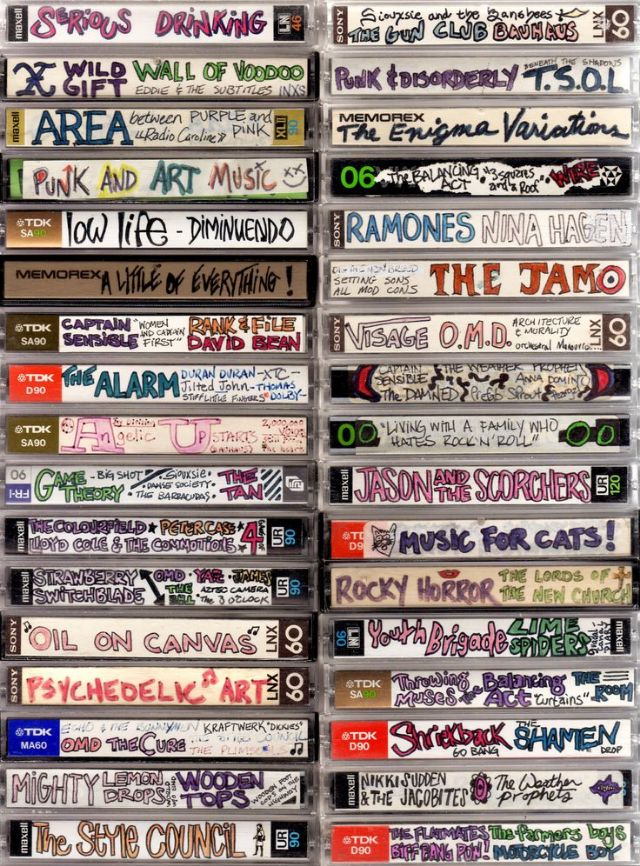 The Lost Art of Cassette Design ~ Vintage Everyday