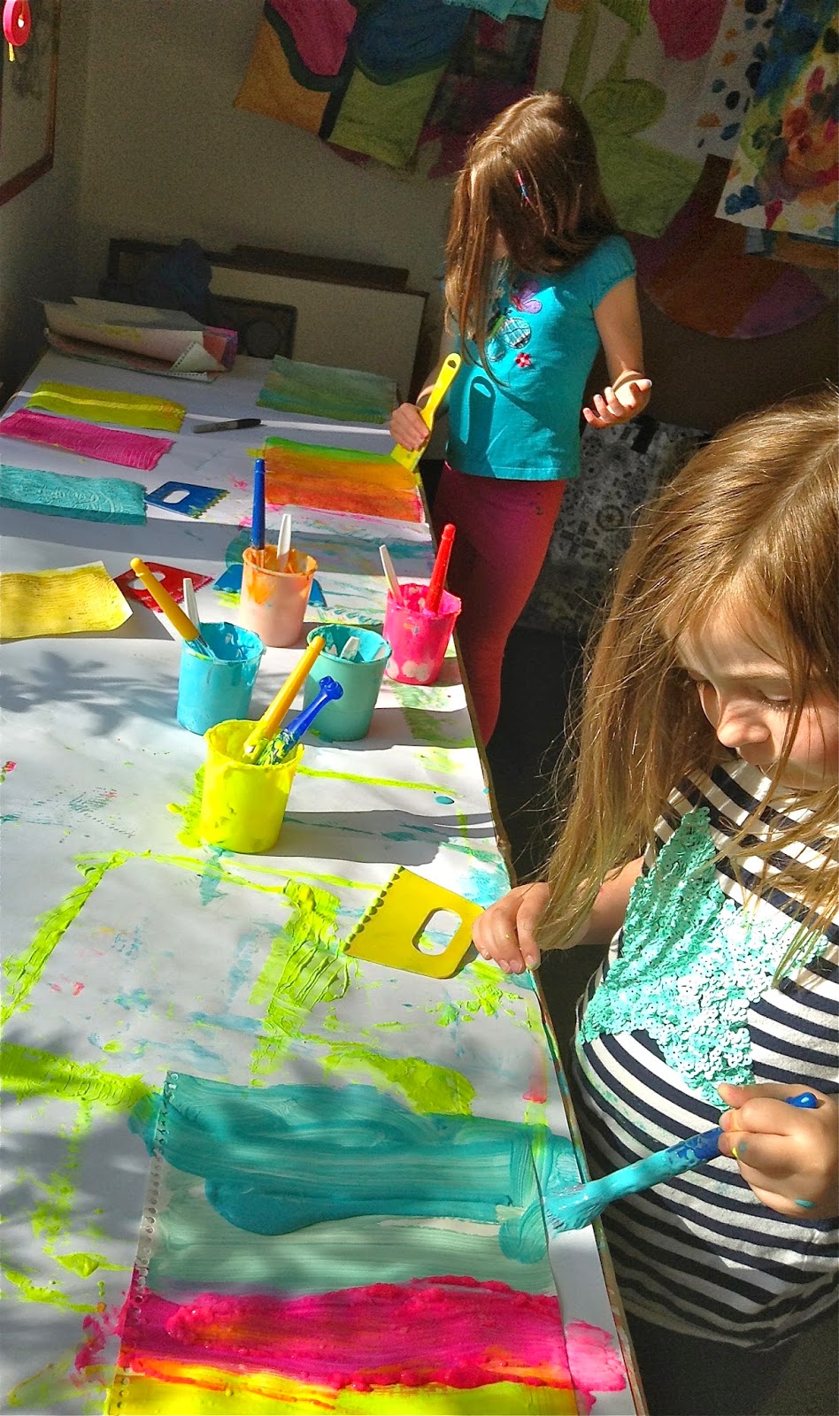 beehive ART: PASTE PAINT PAPERS