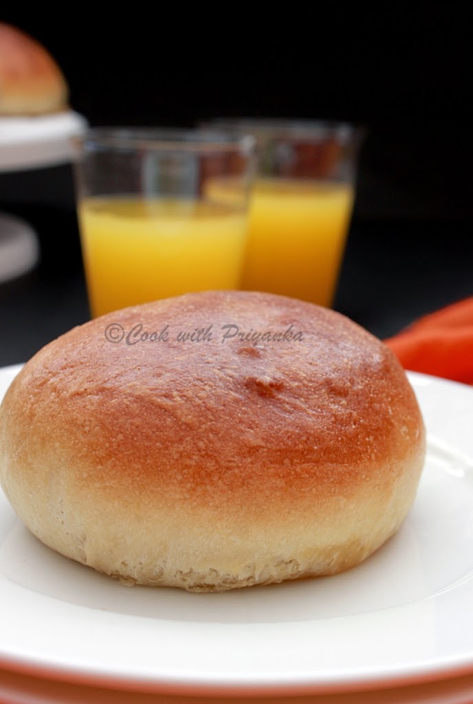 Cook with Priyanka: Cheese Buns/Stuffed Buns (Eggless)