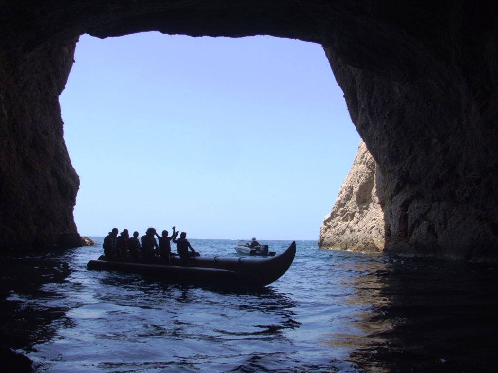 Dreamtime Sail: Cala Basa, Ibiza - Where the beautiful people go.