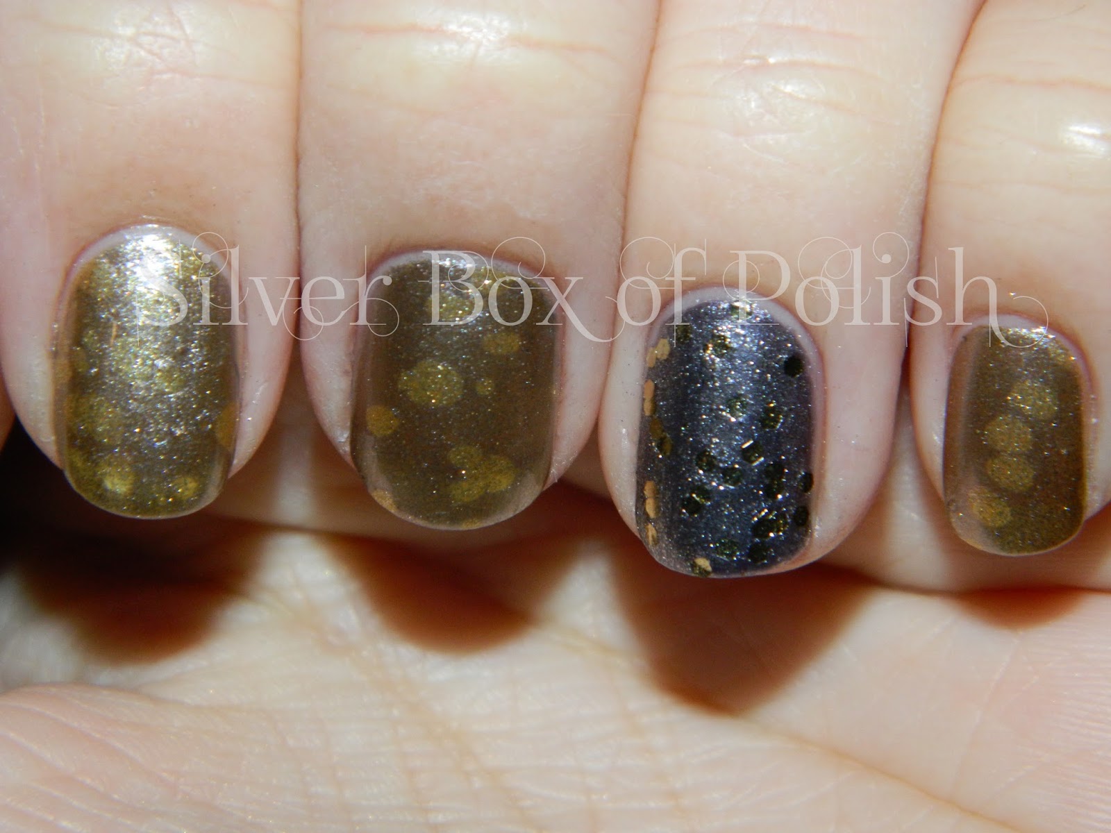 Silver Box of Polish: 31DC2013 Day 8 - Metallic Nails