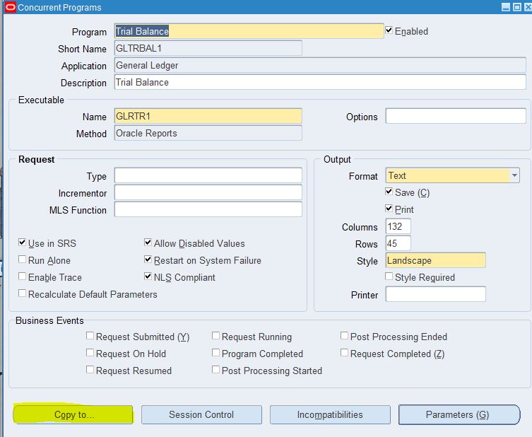 Oracle Applications Blog How To Copy Concurrent Program In Oracle Apps