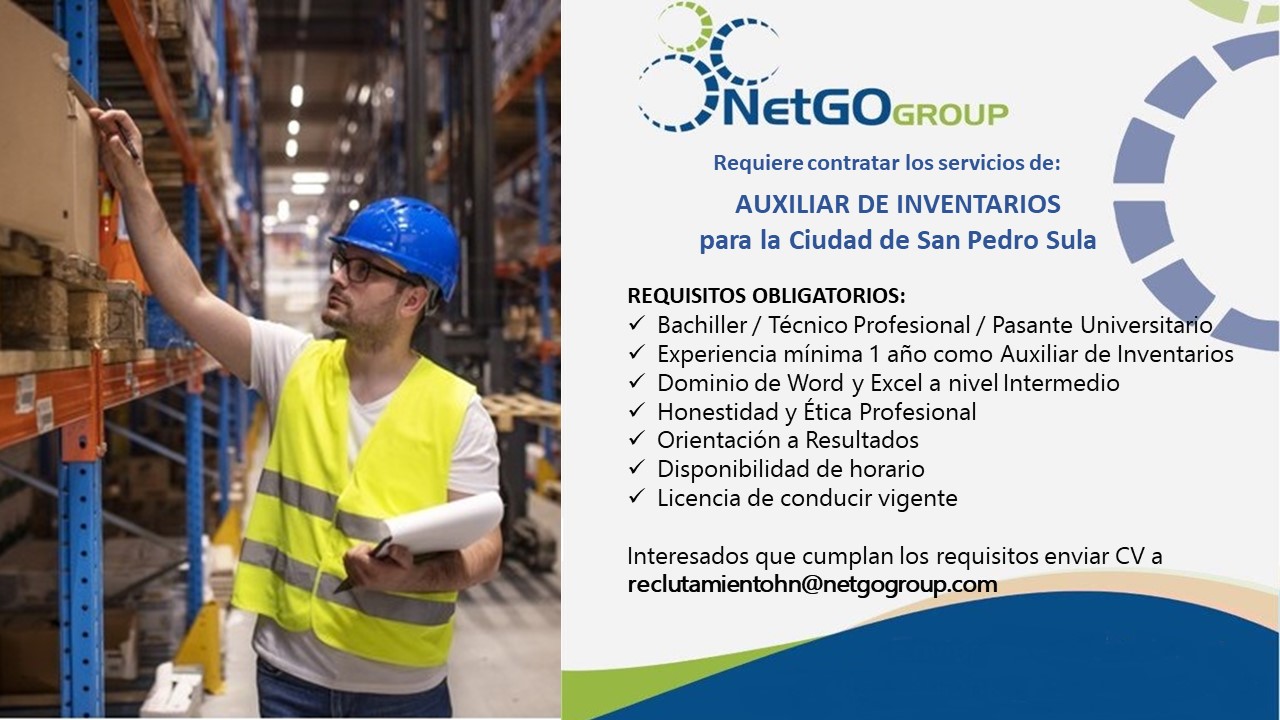 Auxiliar de Inventarios - SPS