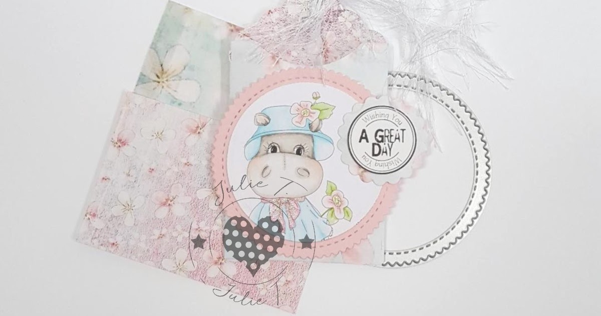 Julie's Crafty Spot: Helga Hippo Gift Tag