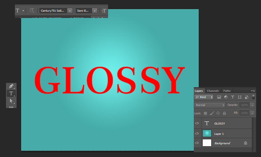 Create Glossy Text Effect In Photoshop GraphicRP Create Glossy Text Effect In Photoshop GraphicRP