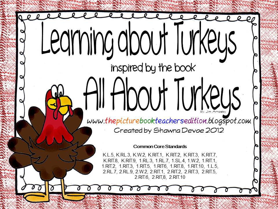 All About Turkeys by Jim Arnosky - Teaching Ideas | The Picture Book ...