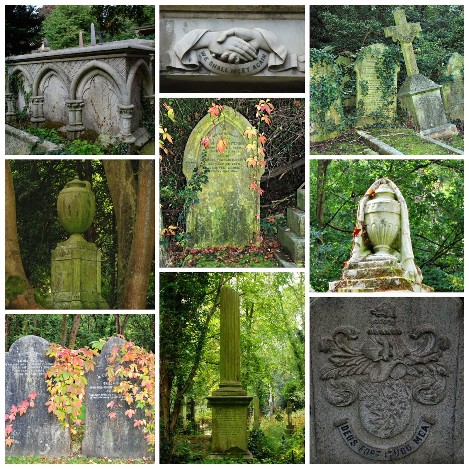 just saying ...: Highgate Cemetery ... an autumnal walk amongst the ...