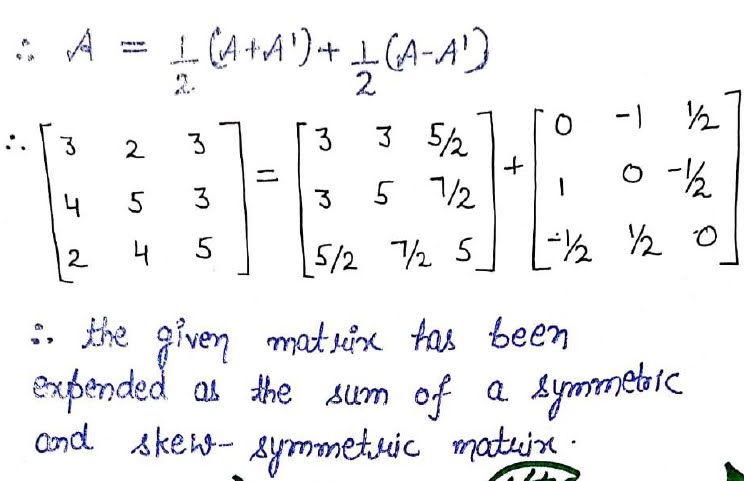 CH 3 - Matrices - Plus Two