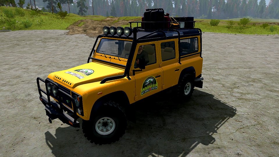 Mod Mobil Land Rover Defender Yellow IOX - ARKHAM VLOG | ETS2 Mod ...