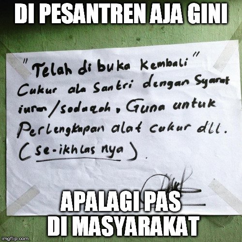 65 Meme Lucu Ala Santri di Pondok | Sanindo
