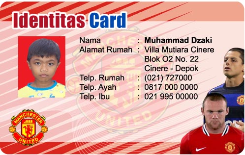 BUAT LABEL NAMA ANAK, BUAT KARTU NAMA ANAK: IDENTITAS CARD