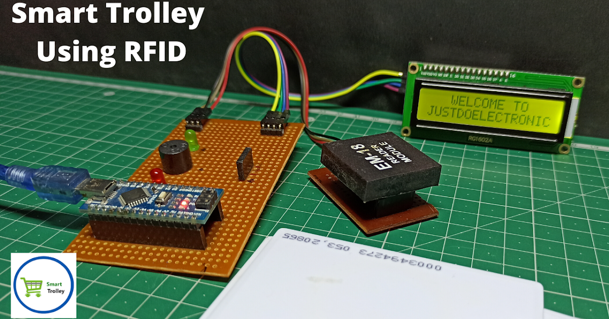 Smart Trolley Using RFID And Arduino Nano