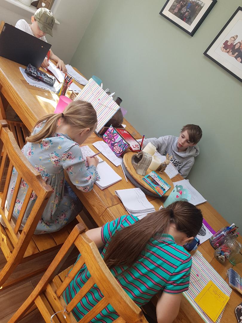 Home schooling Day 1